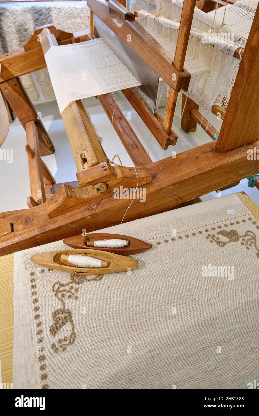 Museu do Linho (Flax Museum), Limões. Cerva. Ribeira de Pena, Tras os ...