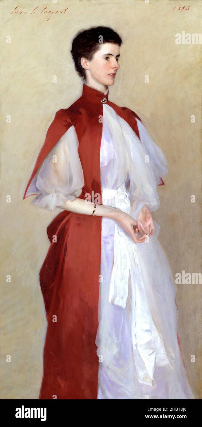 John Singer Sargent - Portrait of Mrs Robert Harrison Stock Photo - Alamy