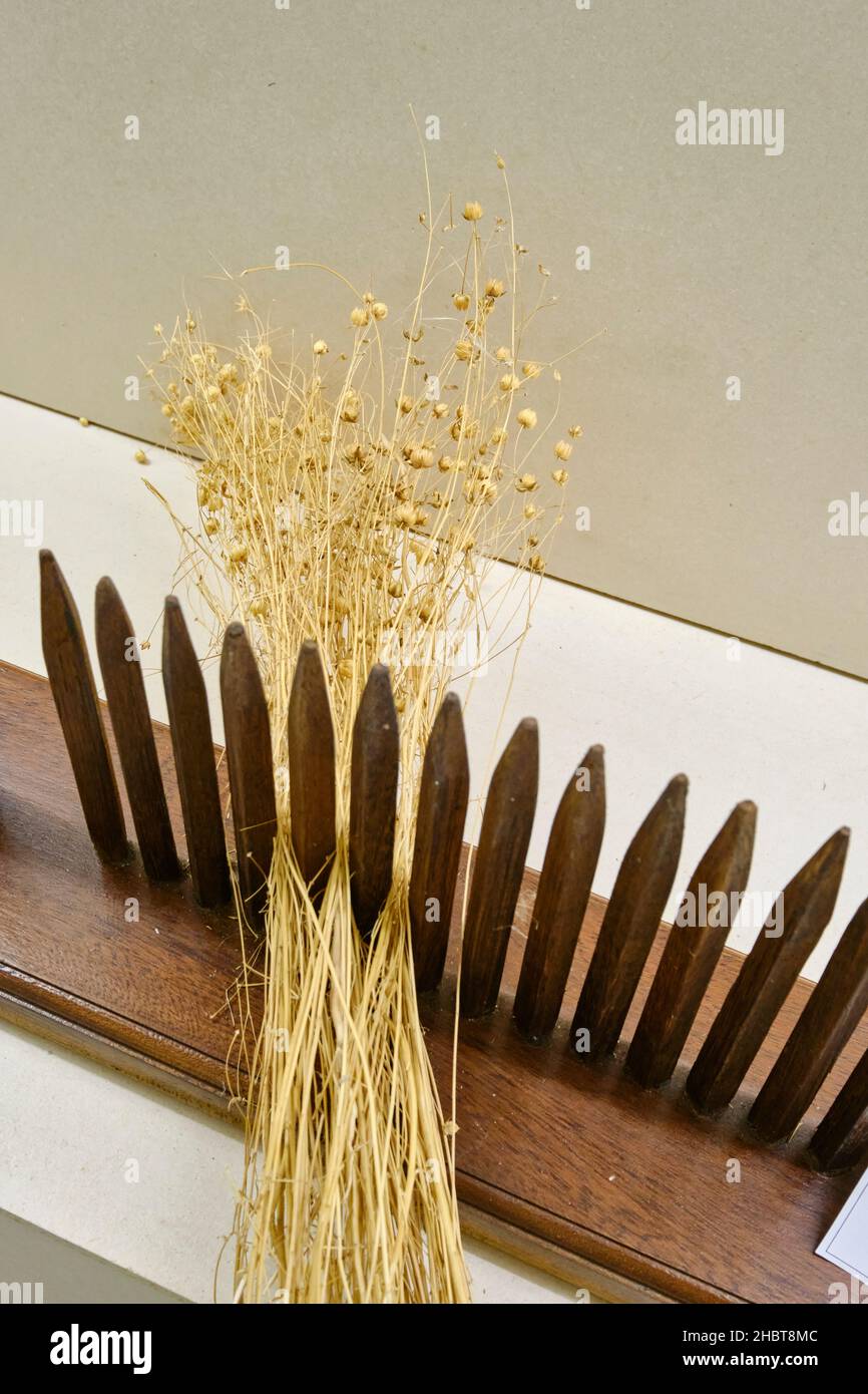 Museu do Linho (Flax Museum), Limões. Cerva. Ribeira de Pena, Tras os ...