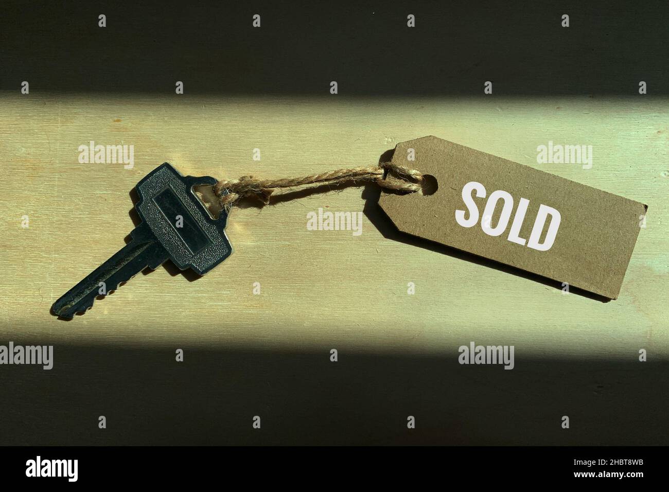 Sold text hi-res stock photography and images - Alamy