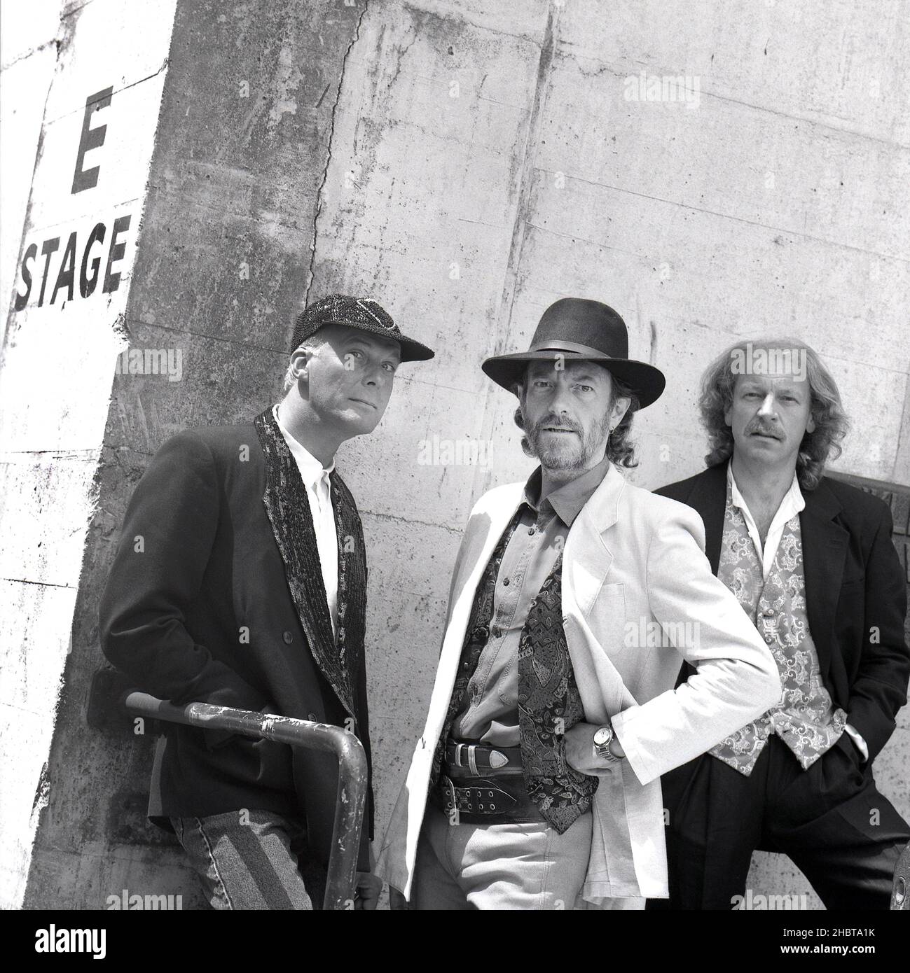 Dave Pegg, Ian Anderson and Martin Barre of British Progressive rock ...