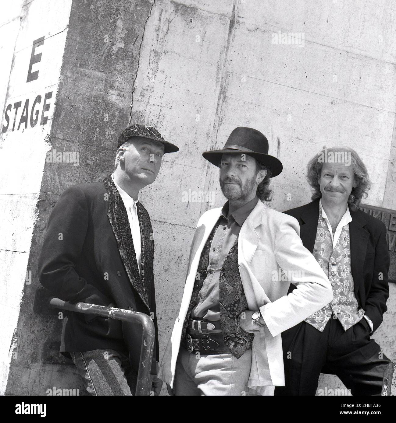 Dave Pegg, Ian Anderson and Martin Barre of British Progressive rock ...