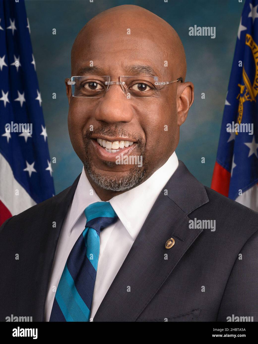 Raphael warnock portrait hi-res stock photography and images - Alamy