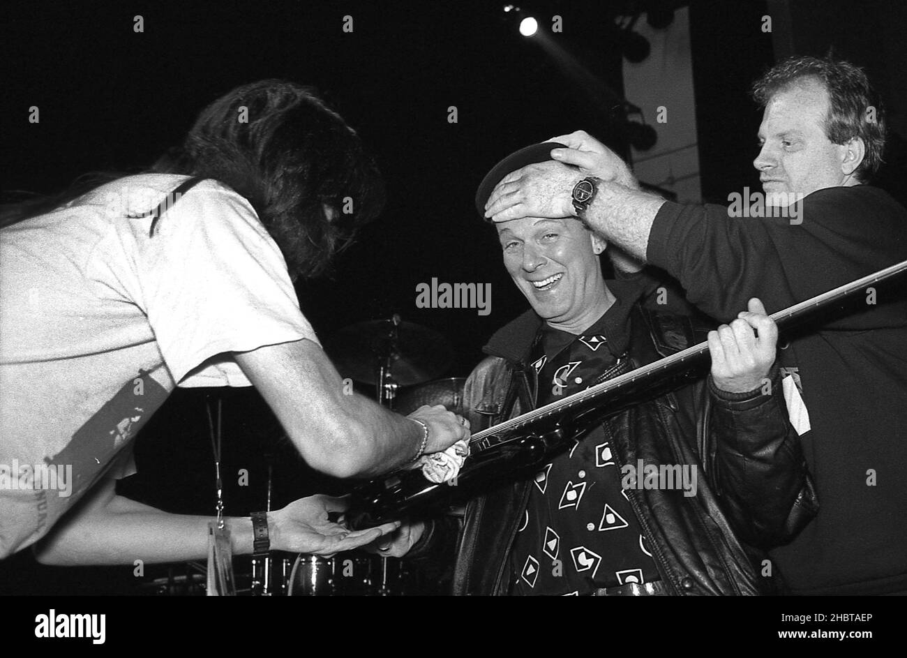 Dave Pegg bass guitarist of British Progressive rock band Jethro Tull ...