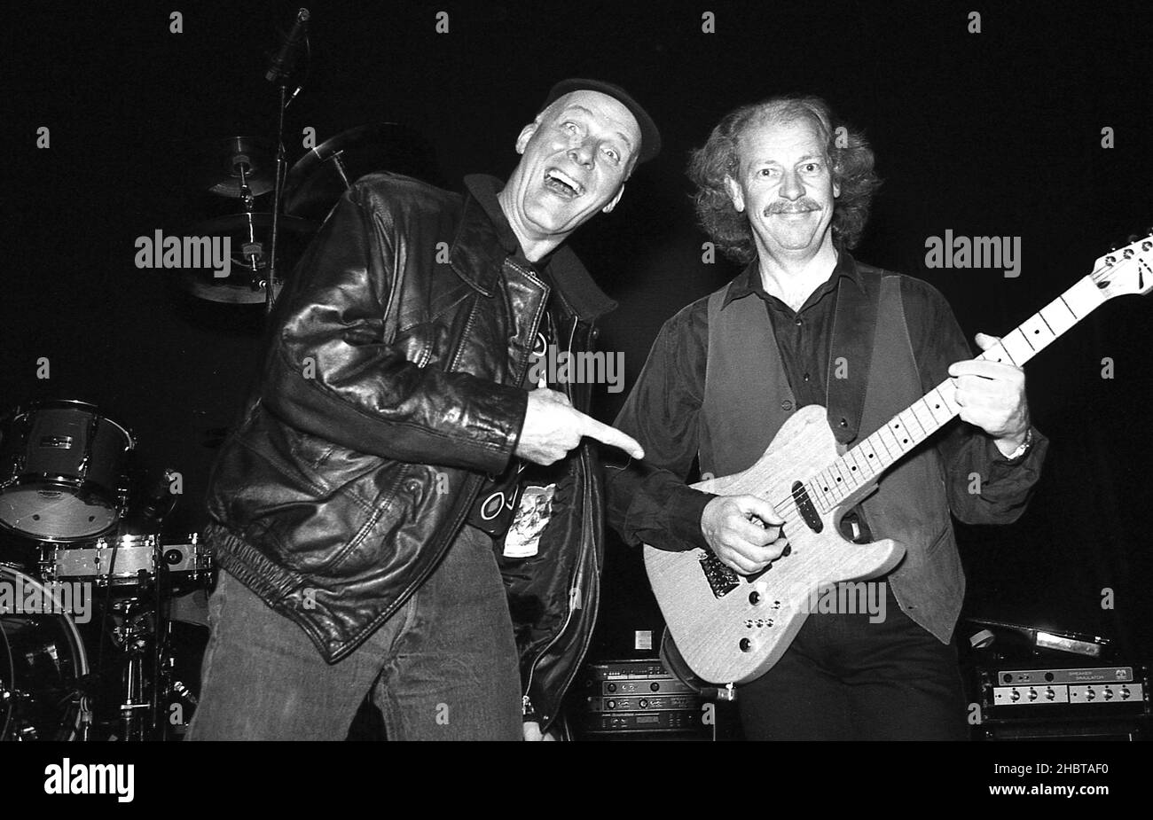 Dave Pegg and Martin Barre of British Progressive rock band Jethro Tull ...