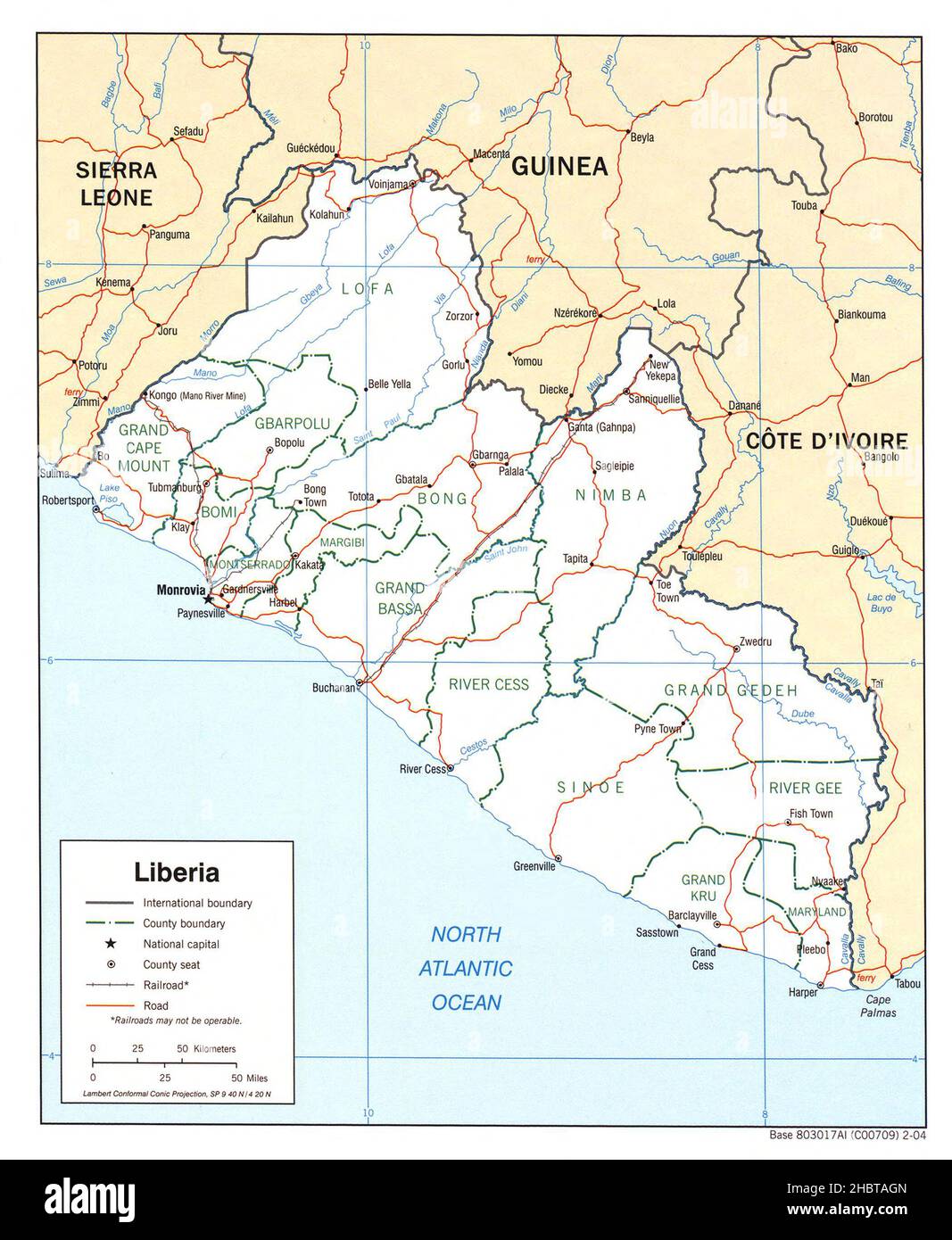 2004 map hi-res stock photography and images - Alamy