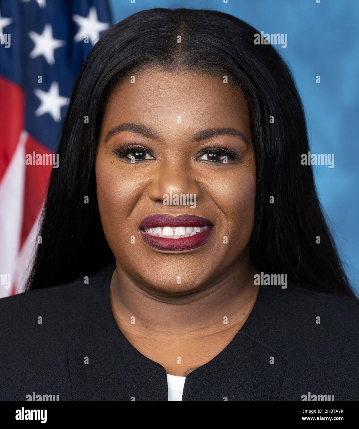 Official Portrait of Representative Cori Bush ca. 3 January 2021 Stock ...