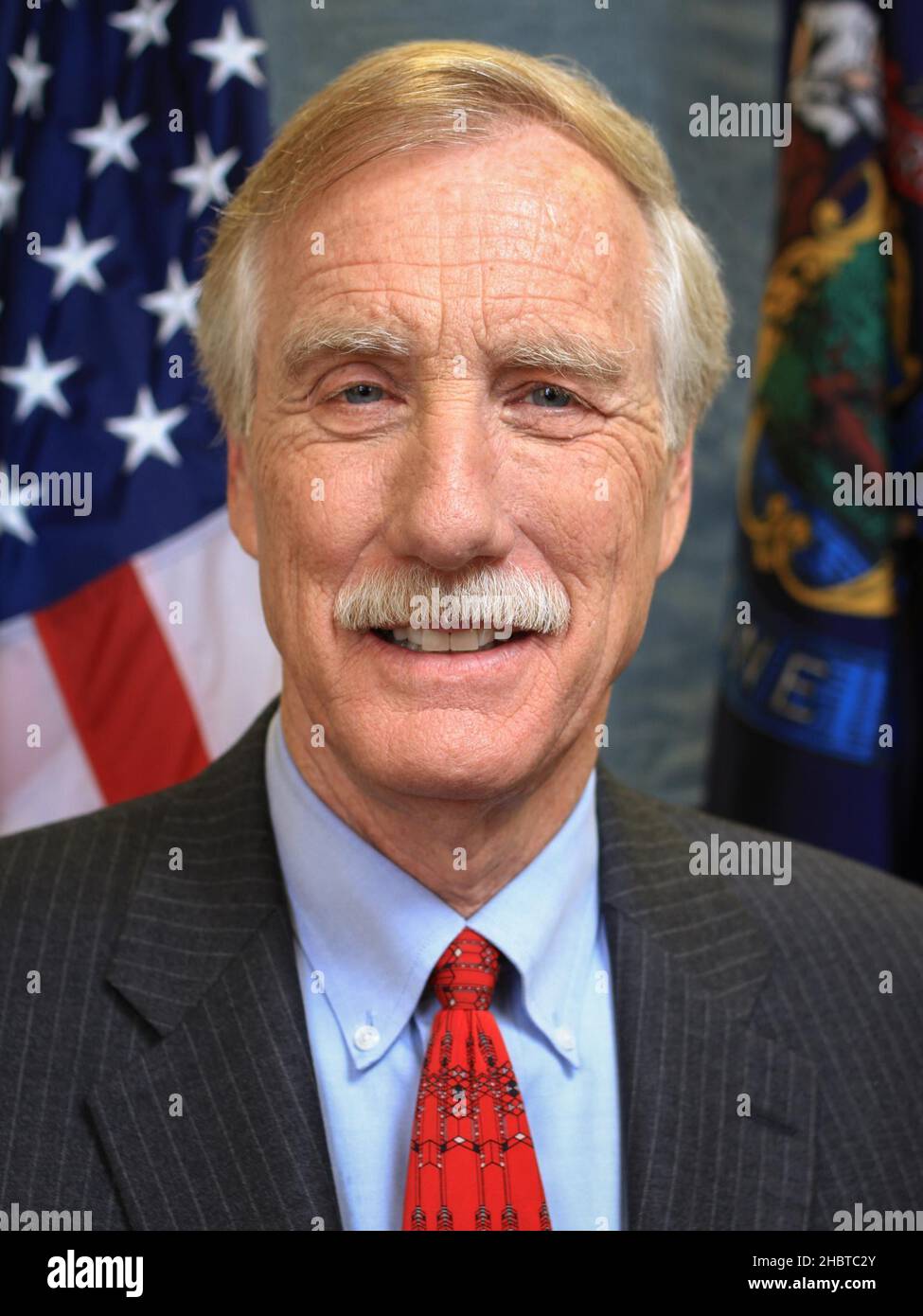 Official portrait of Senator Angus King (I-ME Stock Photo - Alamy