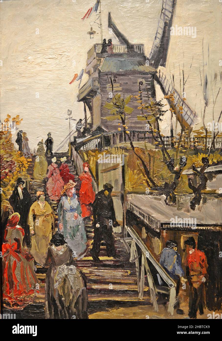 The mill le blute fin by vincent van gogh hi-res stock photography and ...