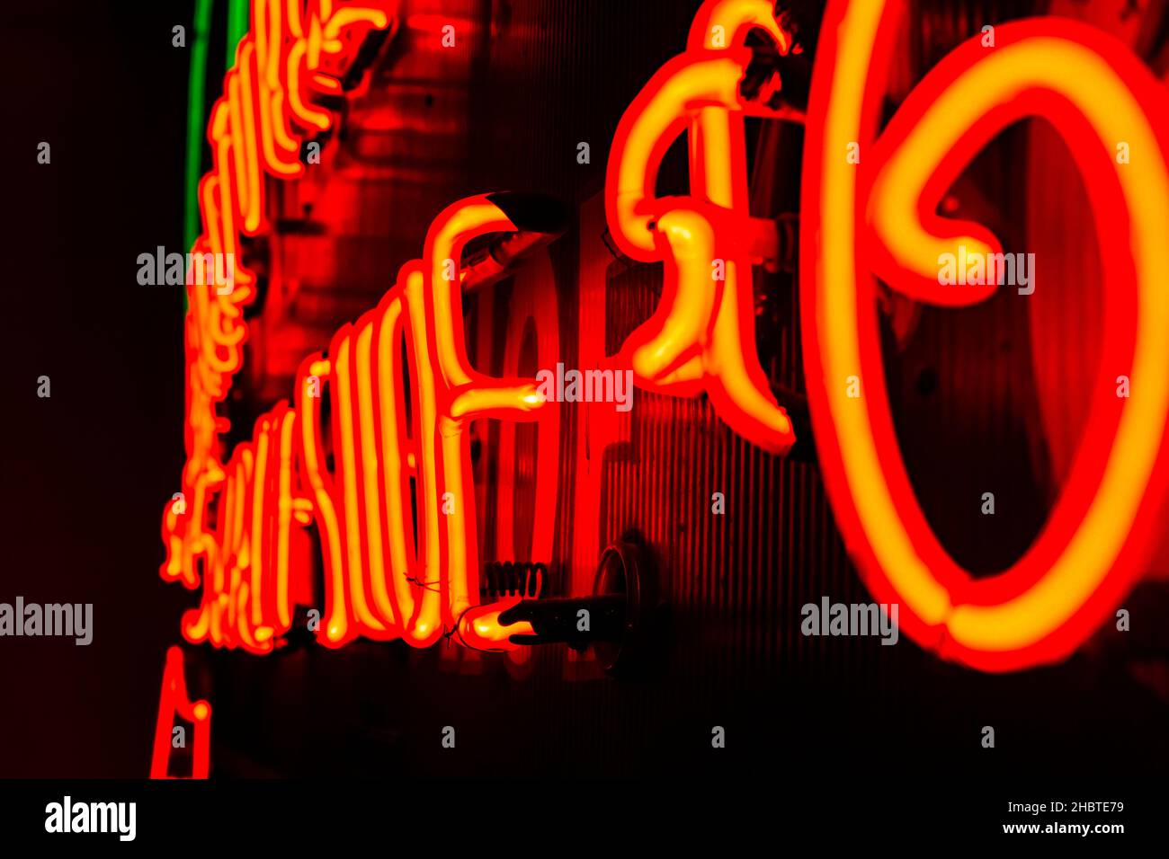 Lighted letters hi-res stock photography and images - Alamy