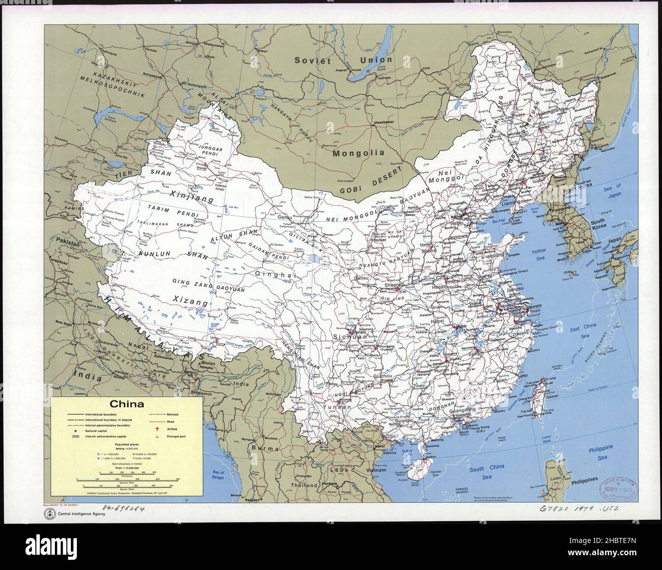 1979 map of china hi-res stock photography and images - Alamy