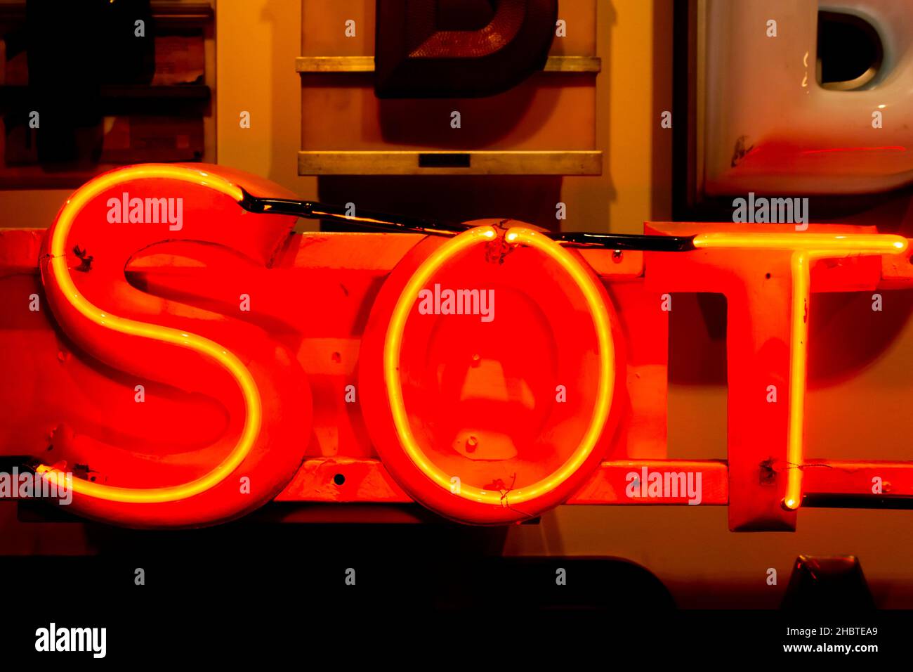 Lighted letters hi-res stock photography and images - Alamy