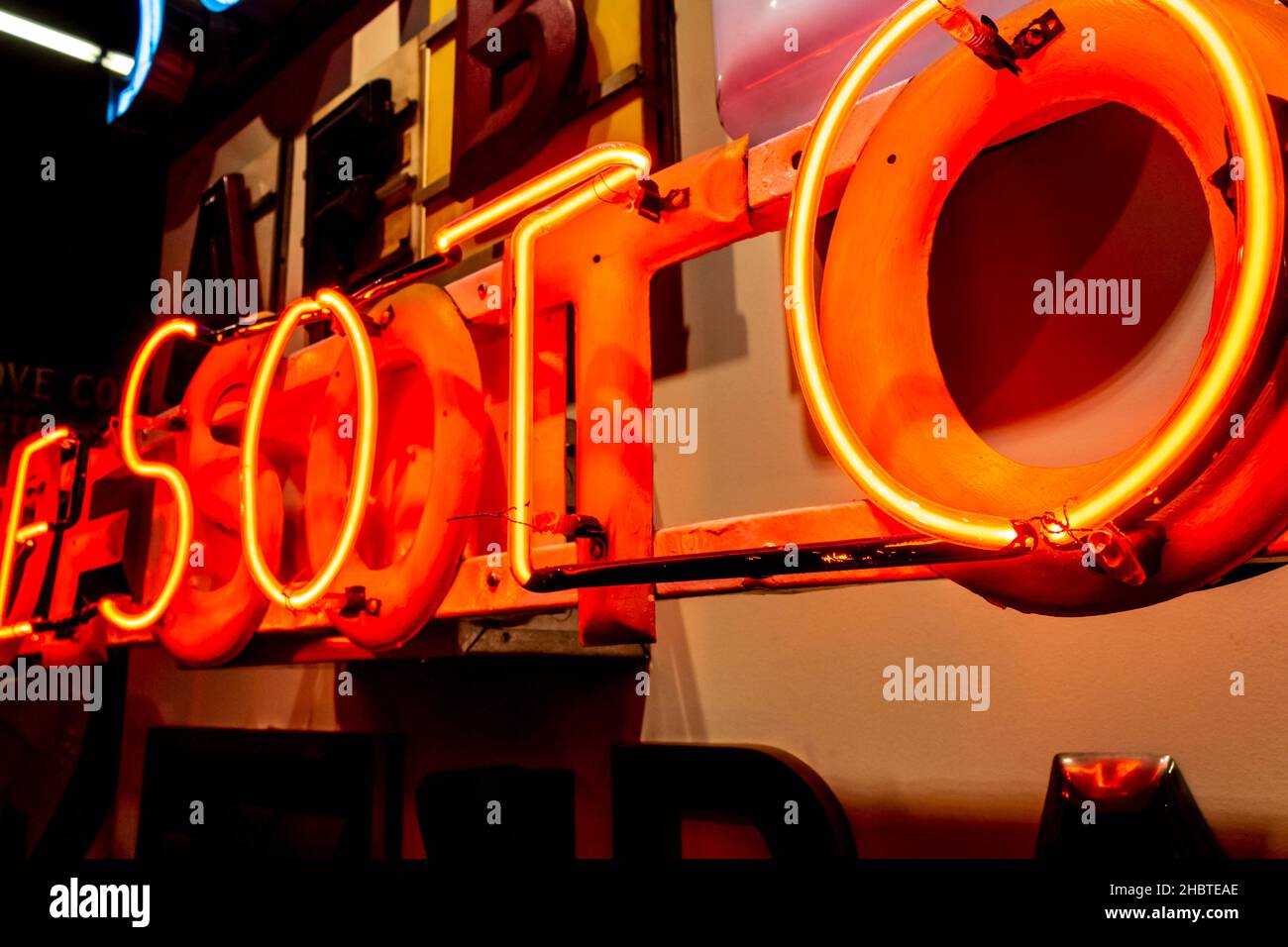 Lighted letters hi-res stock photography and images - Alamy