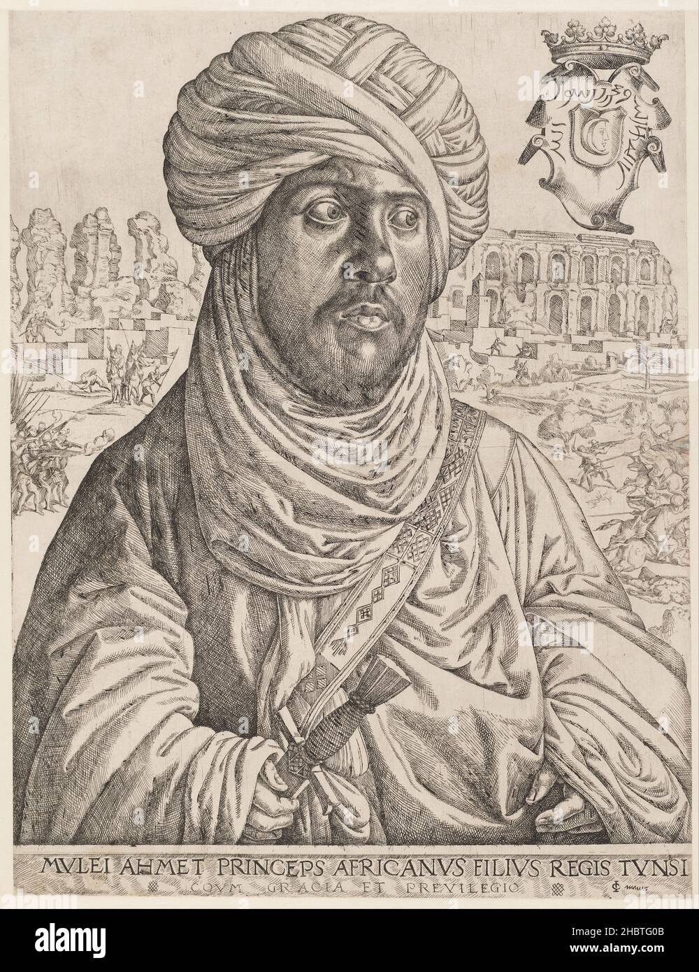 Jan Cornelisz. Vermeyen - Portrait of Mulay Ahmad Stock Photo - Alamy Jan Cornelisz. Vermeyen - Portrait of Mulay Ahmad Stock Photo - Alamy