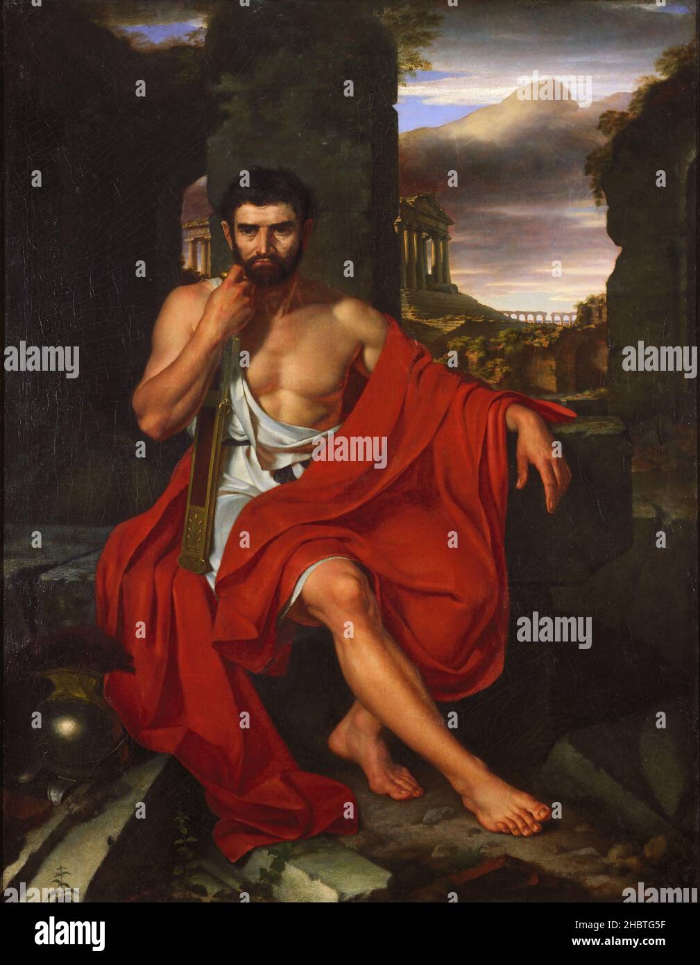John Vanderlyn - Caius Marius Amid the Ruins of Carthage Stock Photo ...