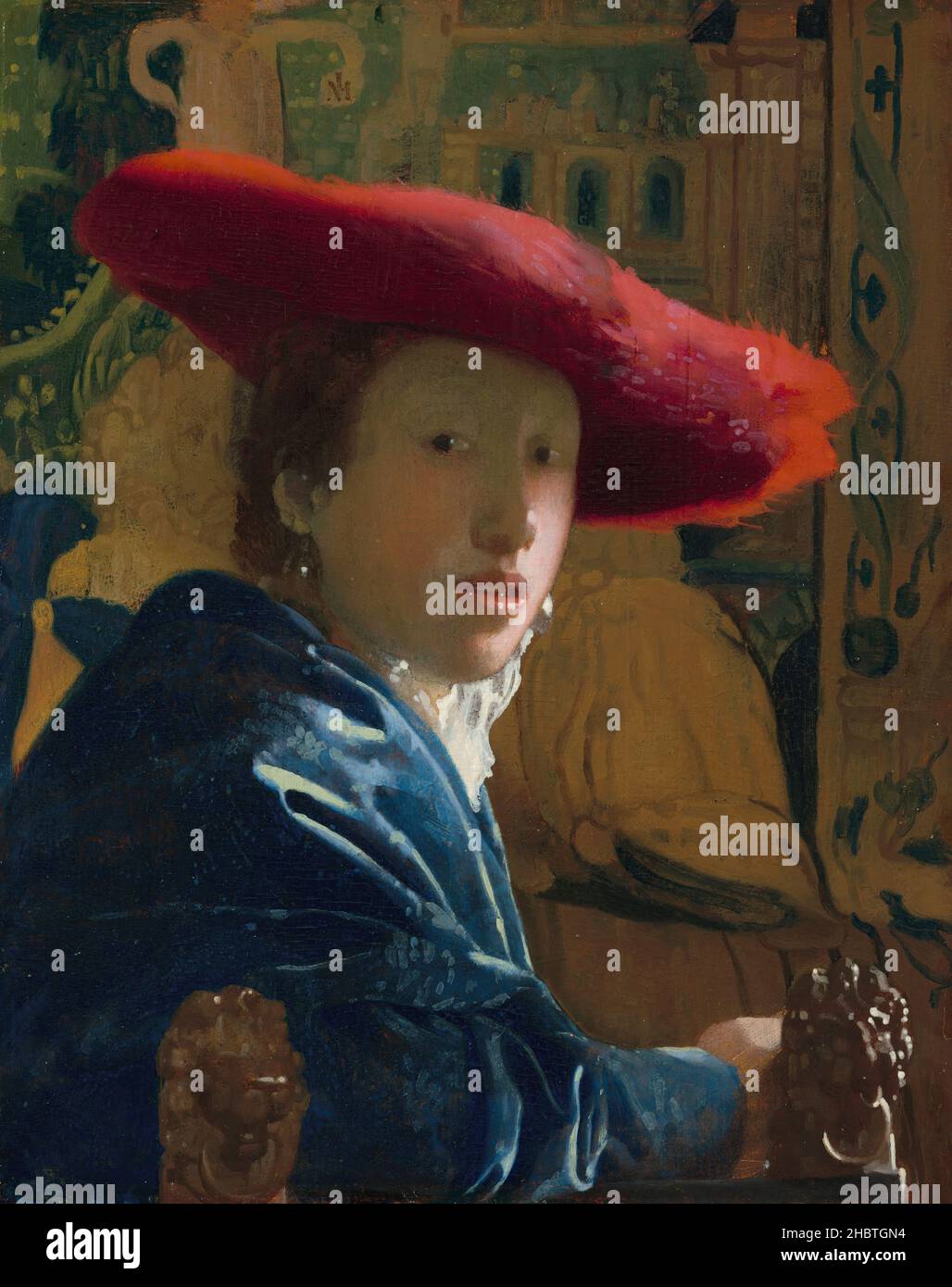 The girl with the red hat vermeer hi-res stock photography and images ...