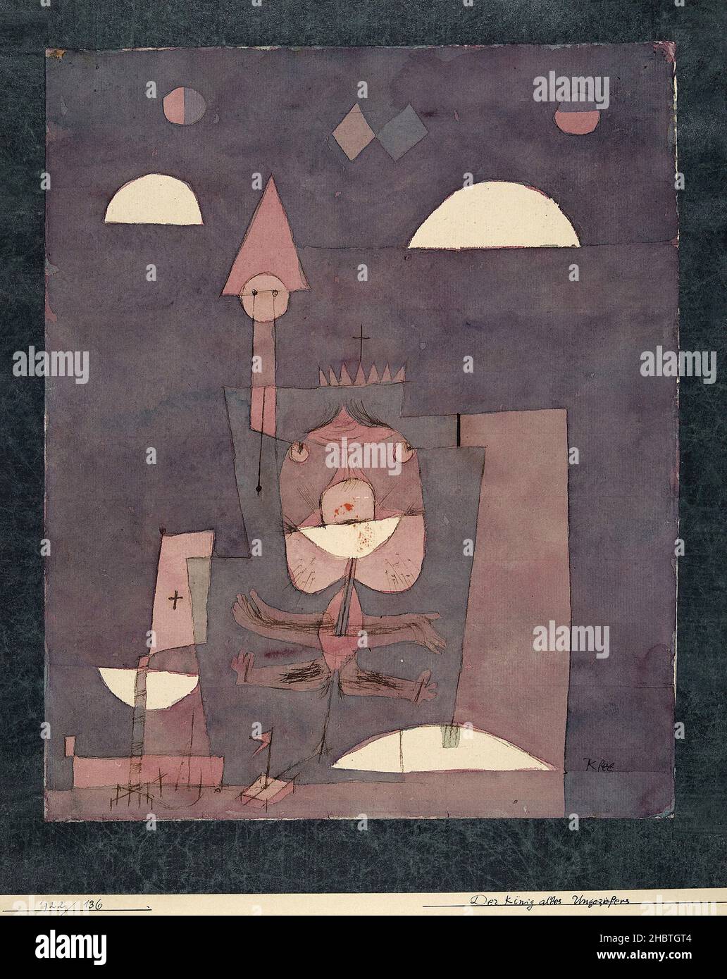 Der König alles Ungeziefers - 1922 - acquerello, penna e inchiostro ...