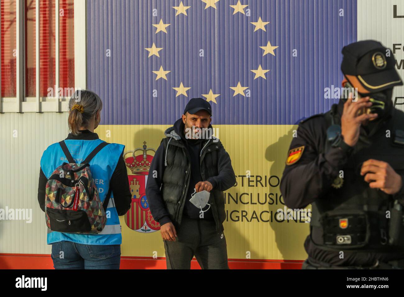 December 21, 2021: December 21, 2021 (Malaga) Intercepted a boat with ...