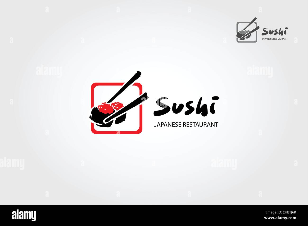 Sushi Japanese Restaurant logo templates, suitable for any business ...