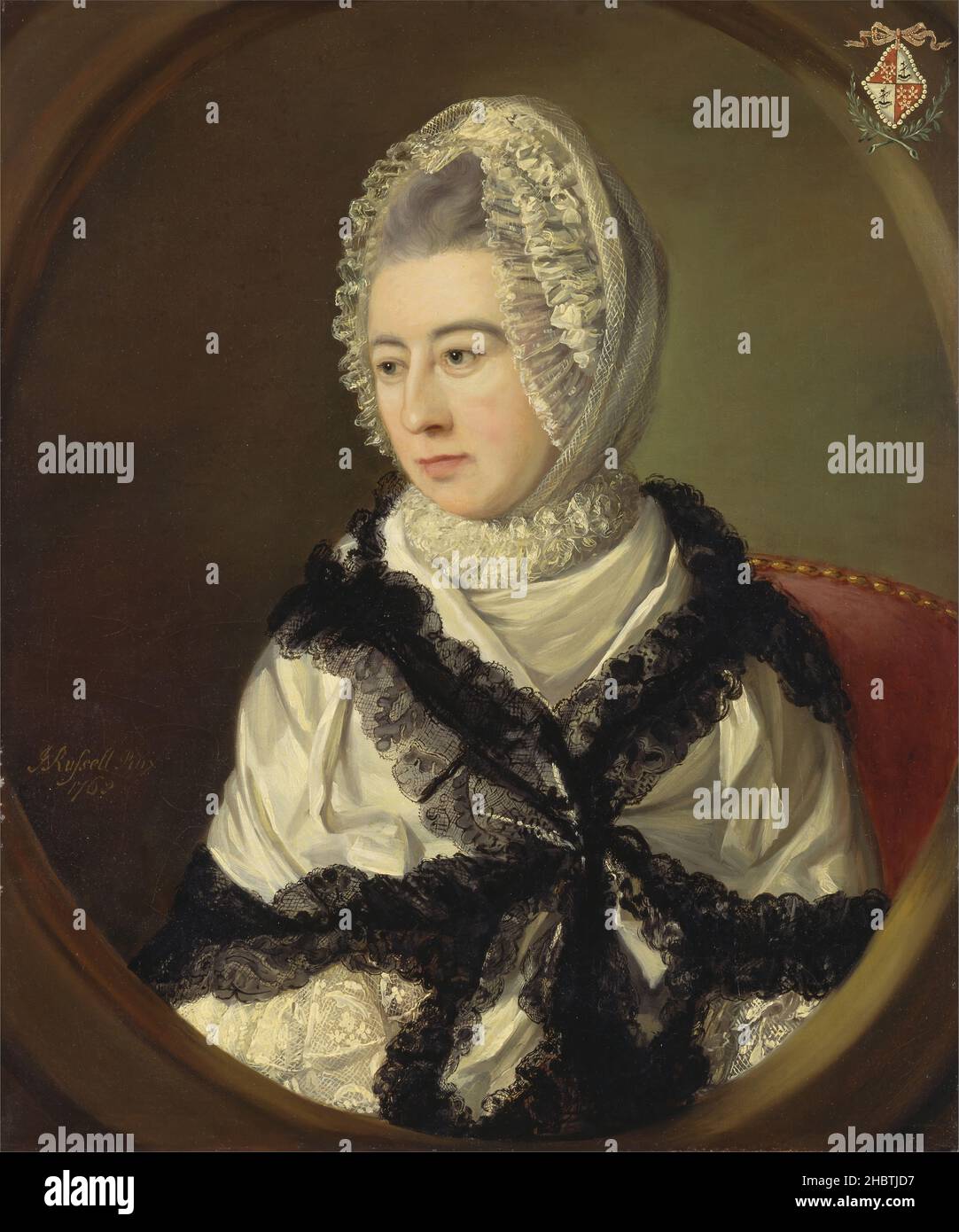John Russell - Portrait of a Lady Stock Photo - Alamy