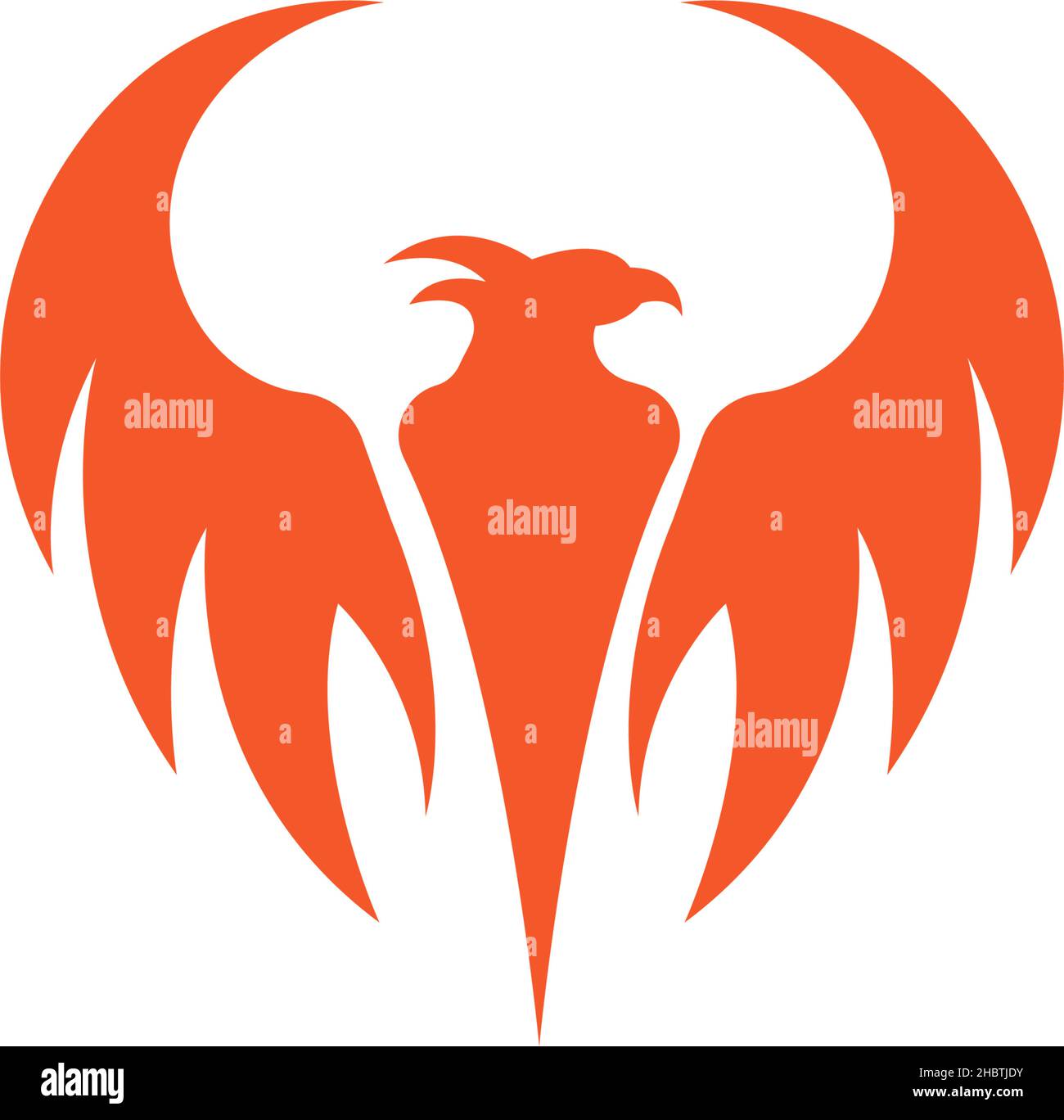 Phoenix logo icon design template vector illustration Stock Vector ...