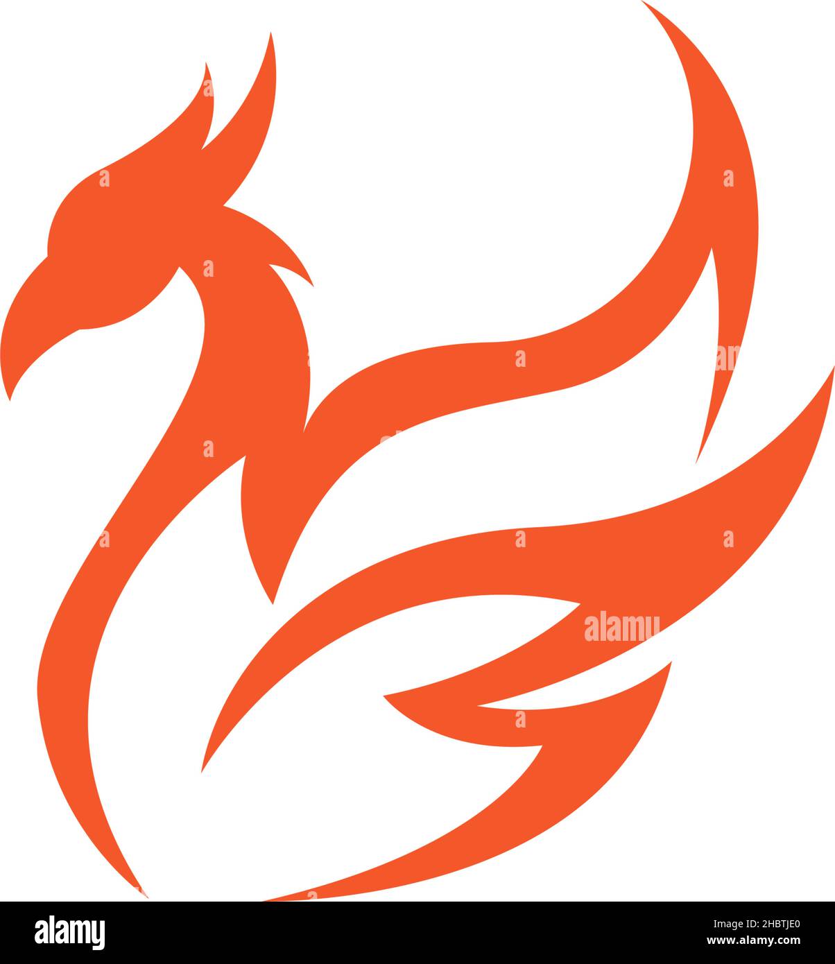 Phoenix logo icon design template vector illustration Stock Vector ...