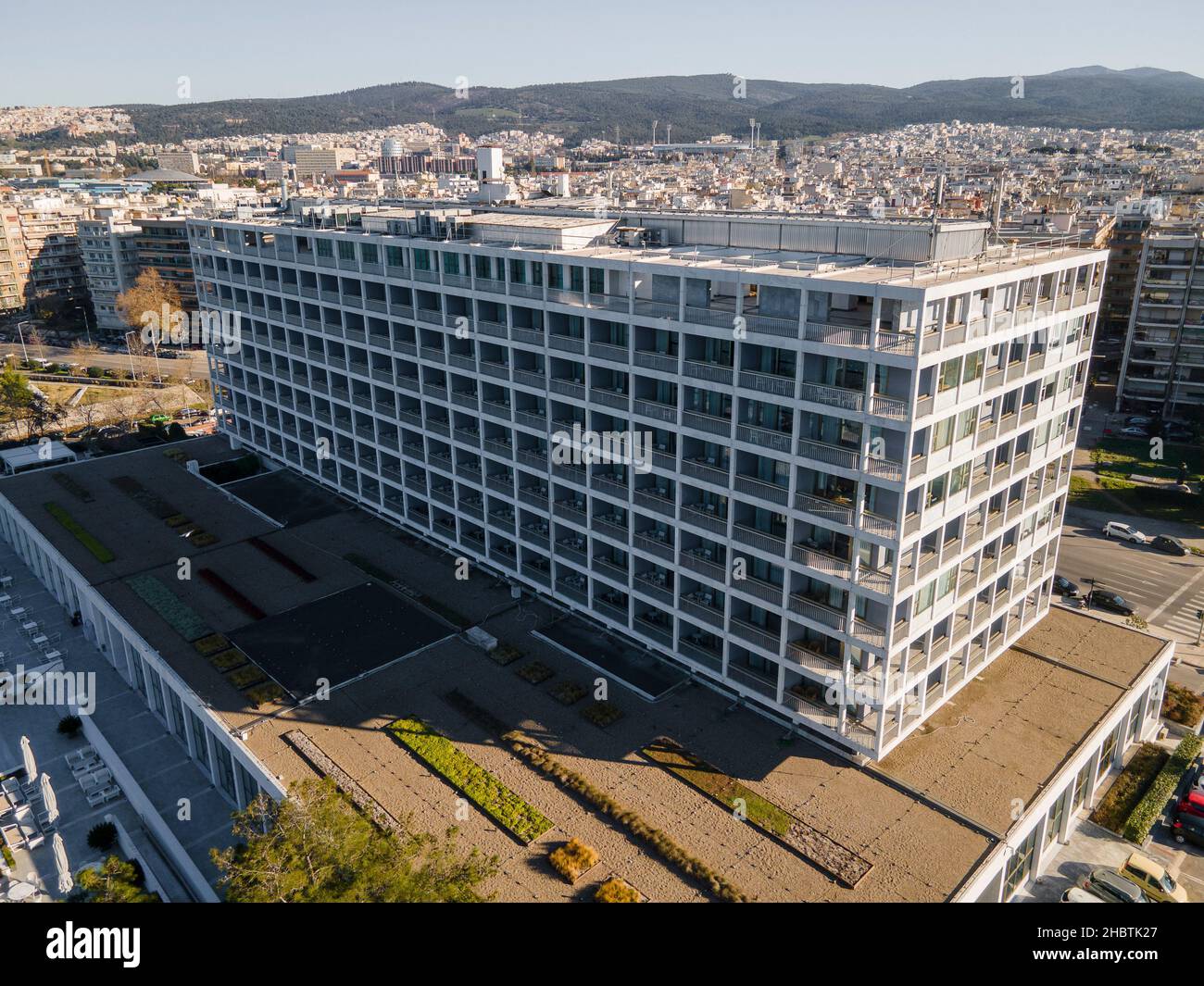 Aerial view of Macedonia Palace Hotel in Thessaloniki, Greece Stock Photo - Alamy