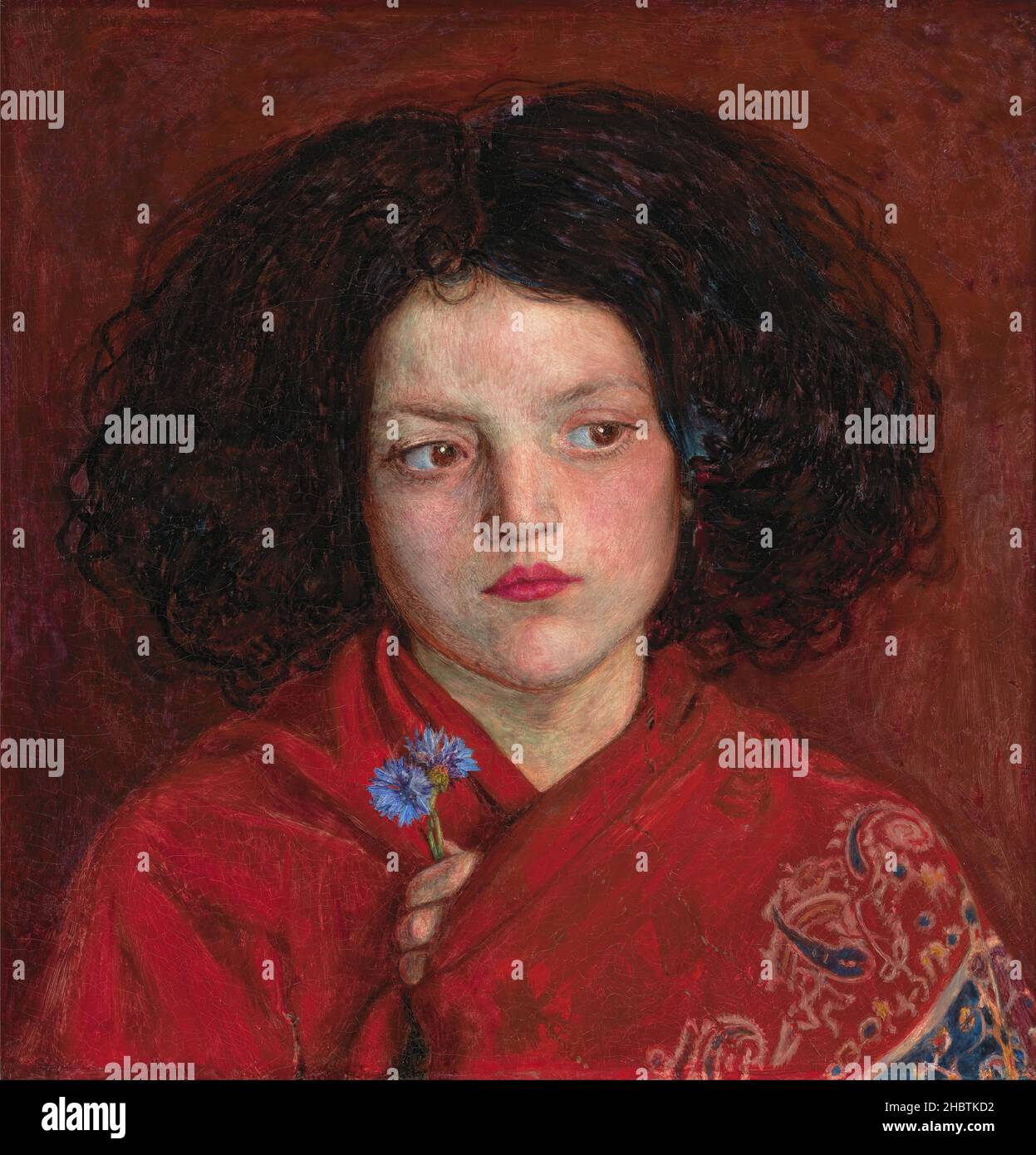 Ford Madox Brown - The Irish Girl Stock Photo - Alamy