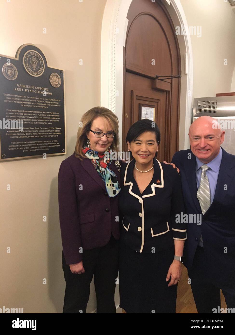Congresswoman Gabby Fords Congresswoman Judy Chu And Senator Mark