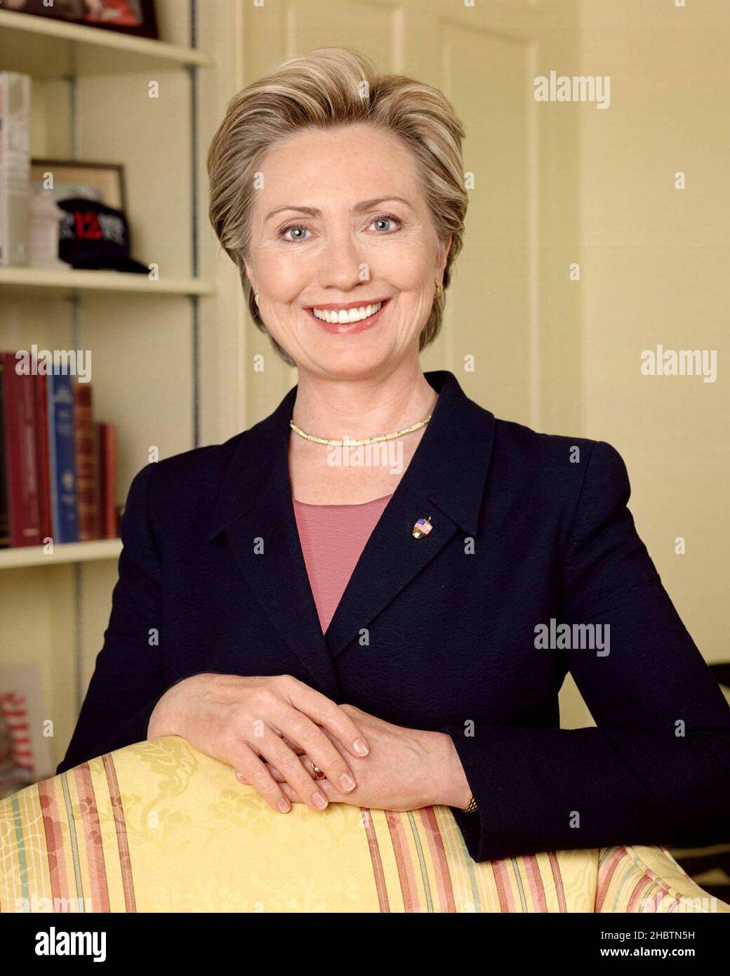 Official portrait of Hillary Rodham Clinton Stock Photo - Alamy