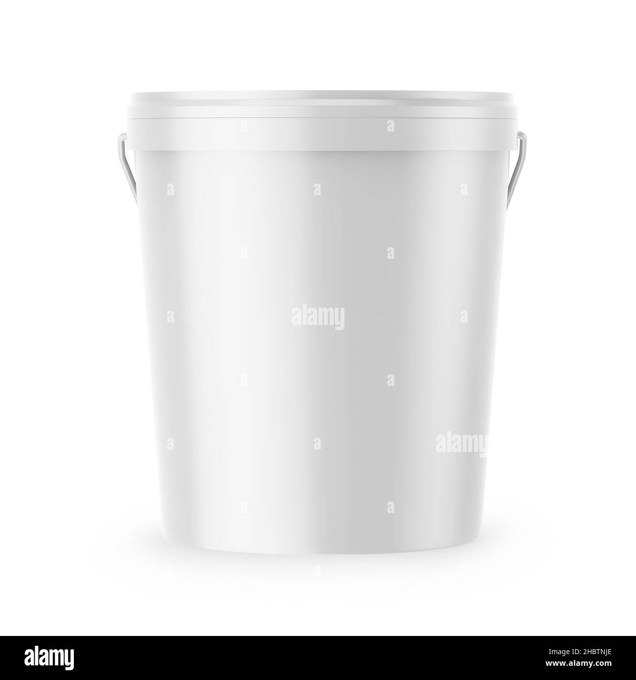Bucket Mockup 3D Rendering on white background Stock Photo - Alamy