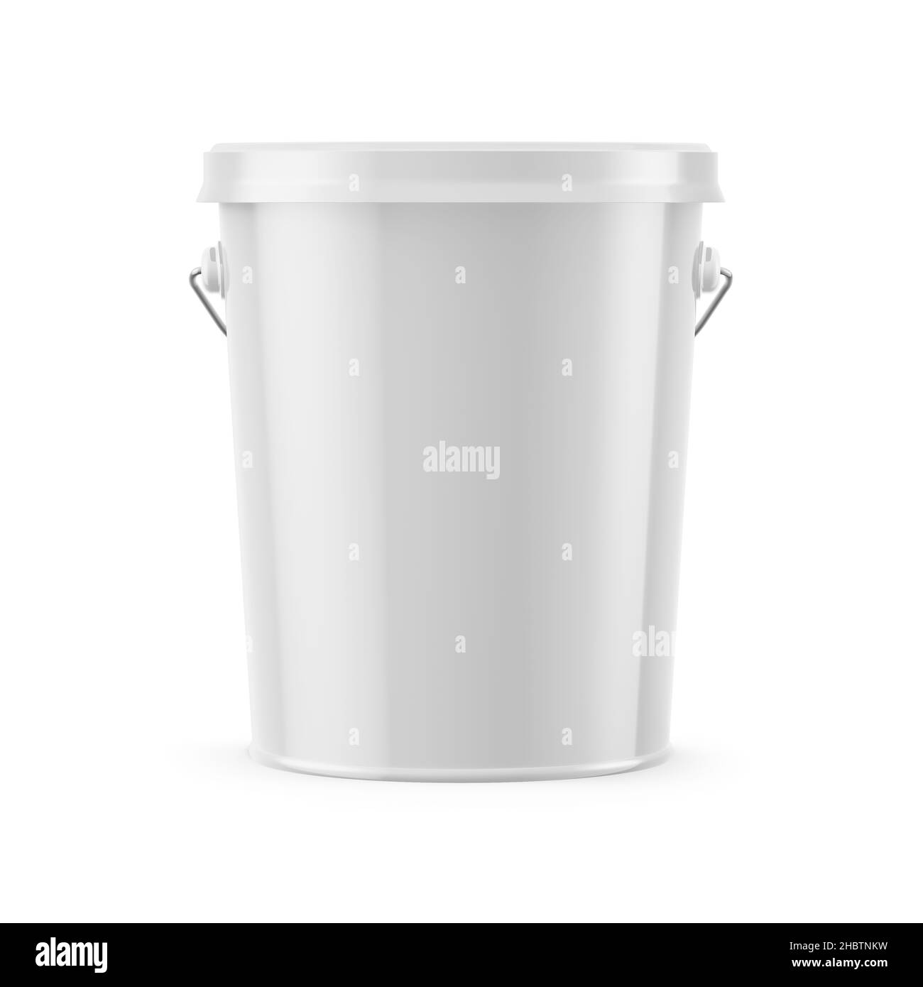 Bucket Mockup 3D Rendering on white background Stock Photo - Alamy