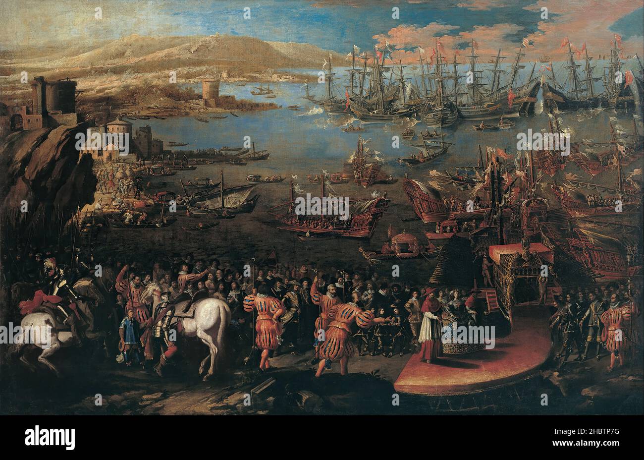 Domenico Gargiulo, also known as Micco Spadaro - The Landing of the ...