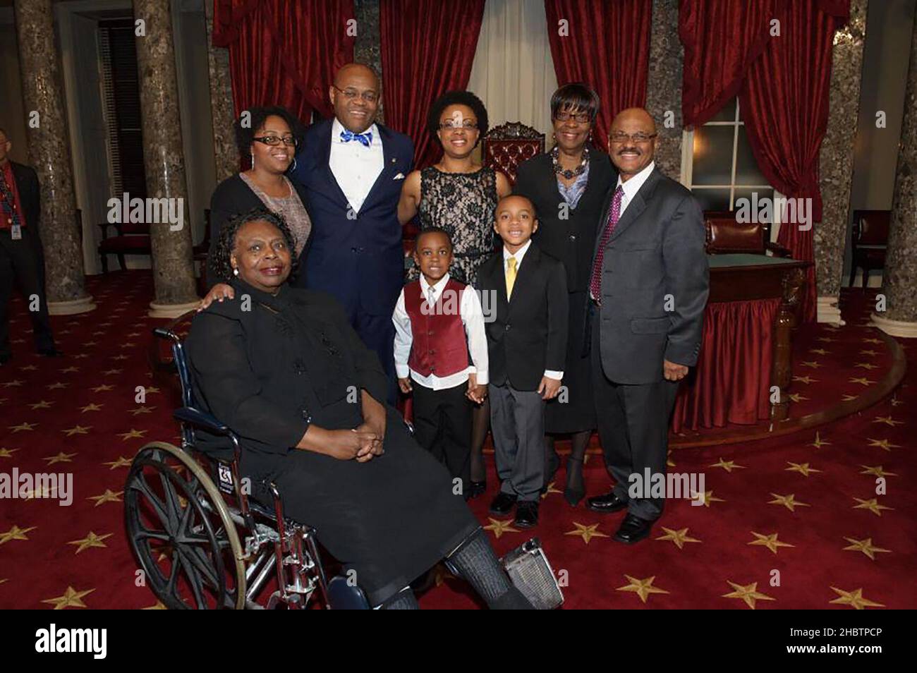 Politician in wheel chair hi-res stock photography and images - Alamy