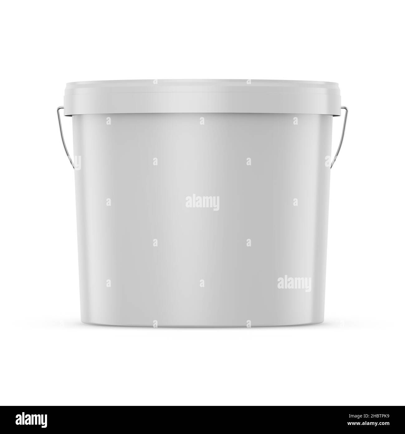Bucket Mockup 3D Rendering on white background Stock Photo - Alamy
