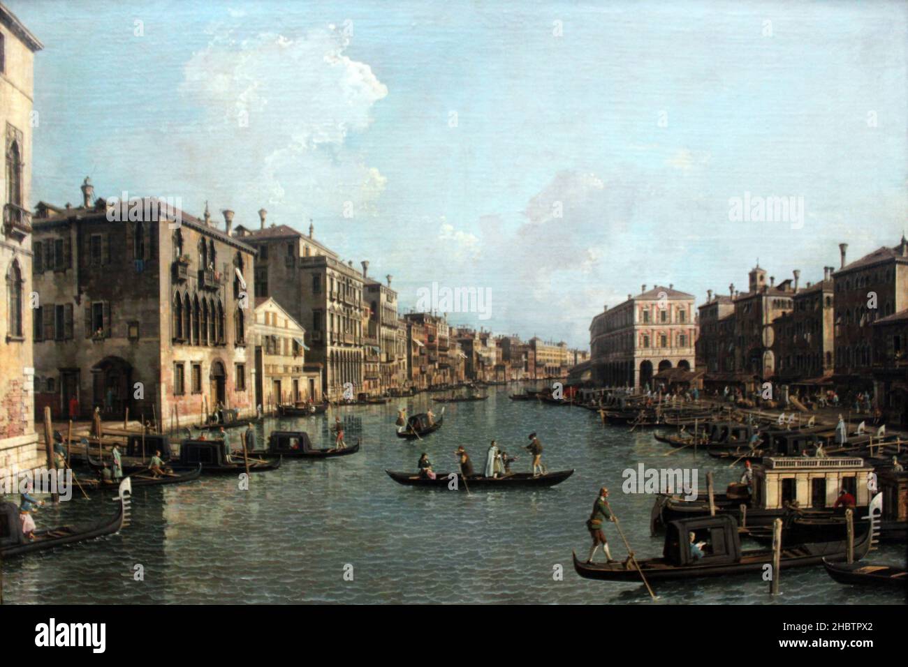 Der Canal Grande mit Blick in südöstlicher Richtung auf die ...