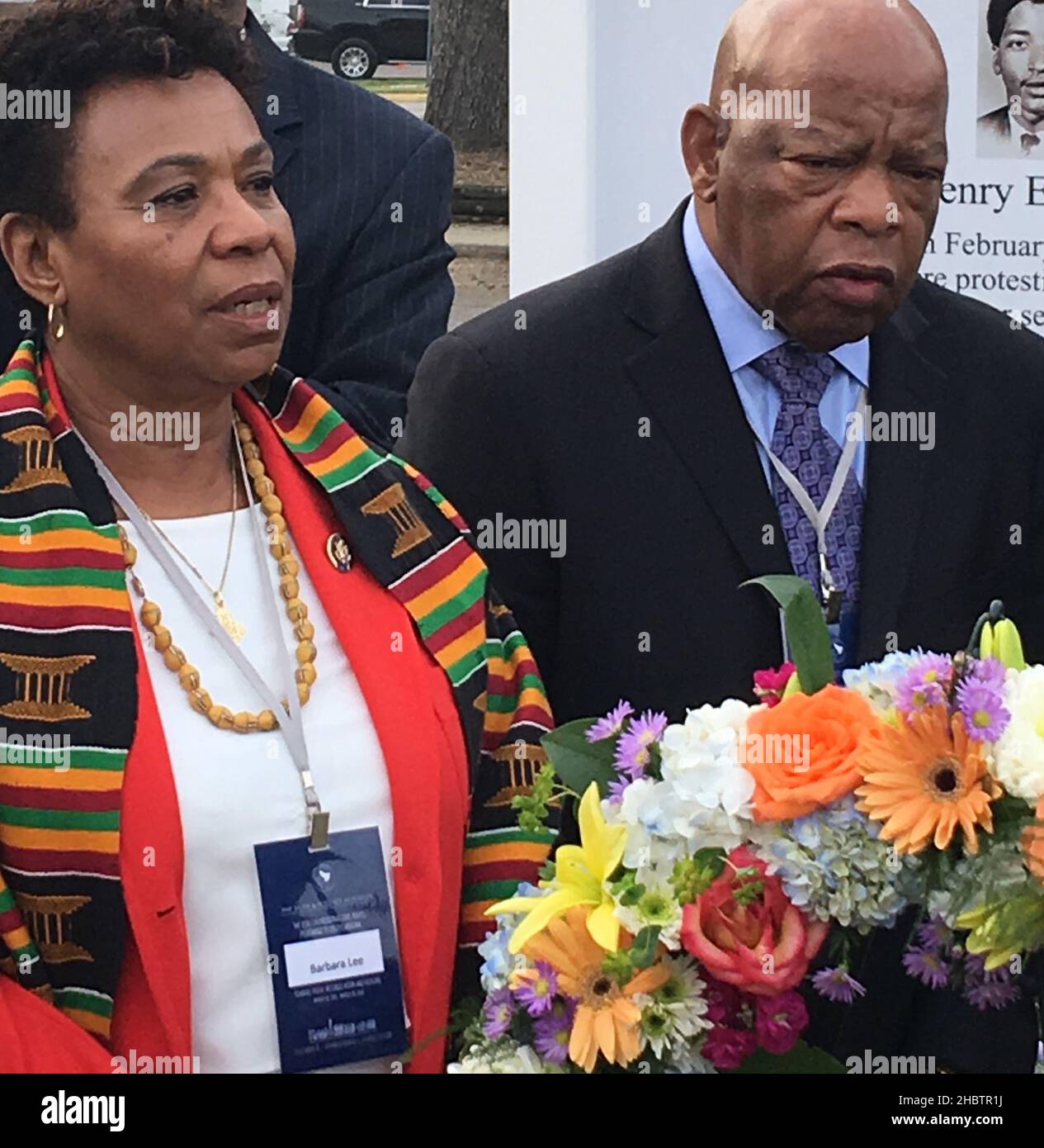 John Lewis and Barbara Lee ca. 2010s Stock Photo - Alamy