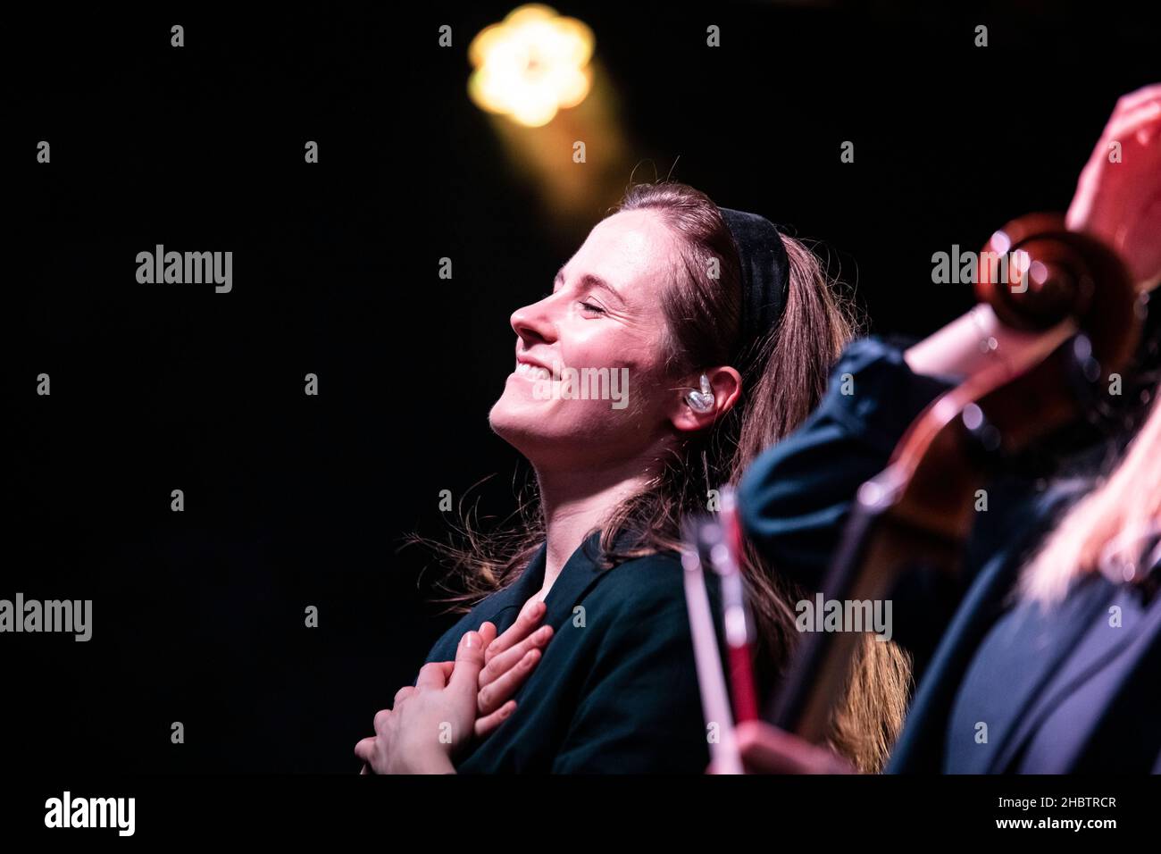 BARCELONA, SPAIN. 2021.12.17. Hania Rani pianist perform on stage of La ...