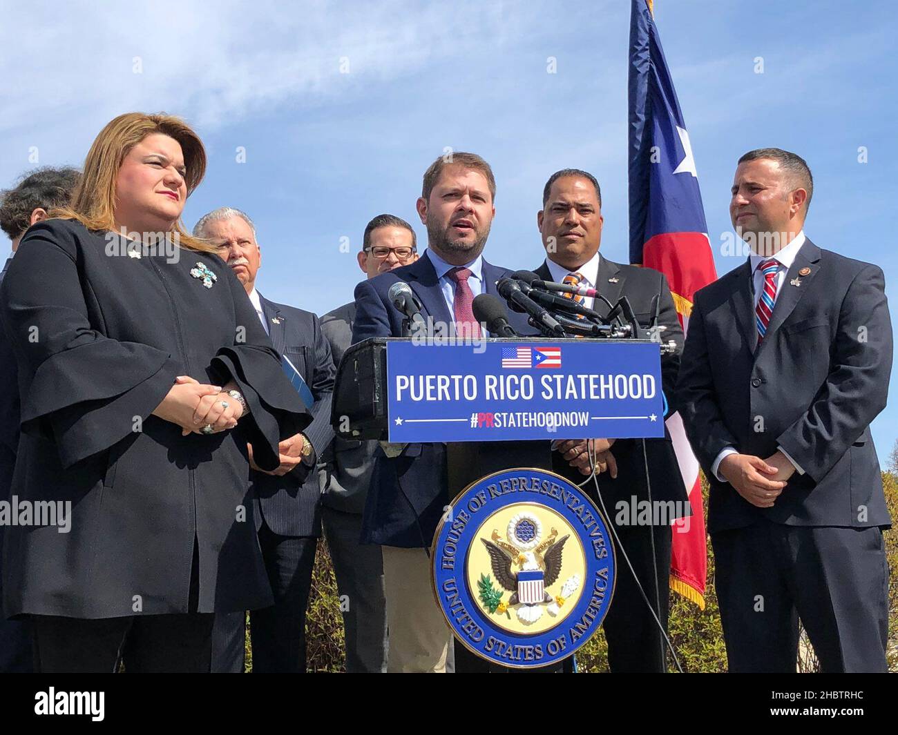 Puerto Rico Statehood Rally - Gallego ca. 28 March 2019 Stock Photo - Alamy