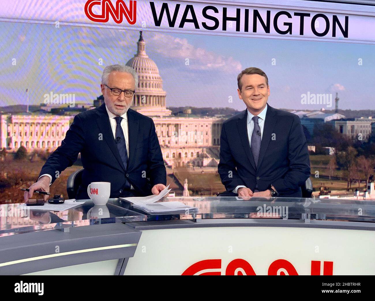 Wolf Blitzer and Michael Bennet on The Situation Room with Wolf Blitzer ...