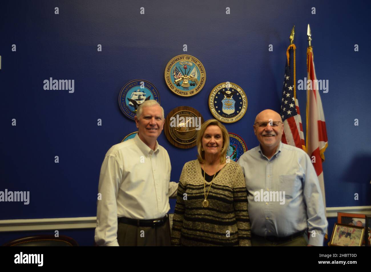 Congressman Mo Brooks visiting with Inauguration guests ca. 19 January ...