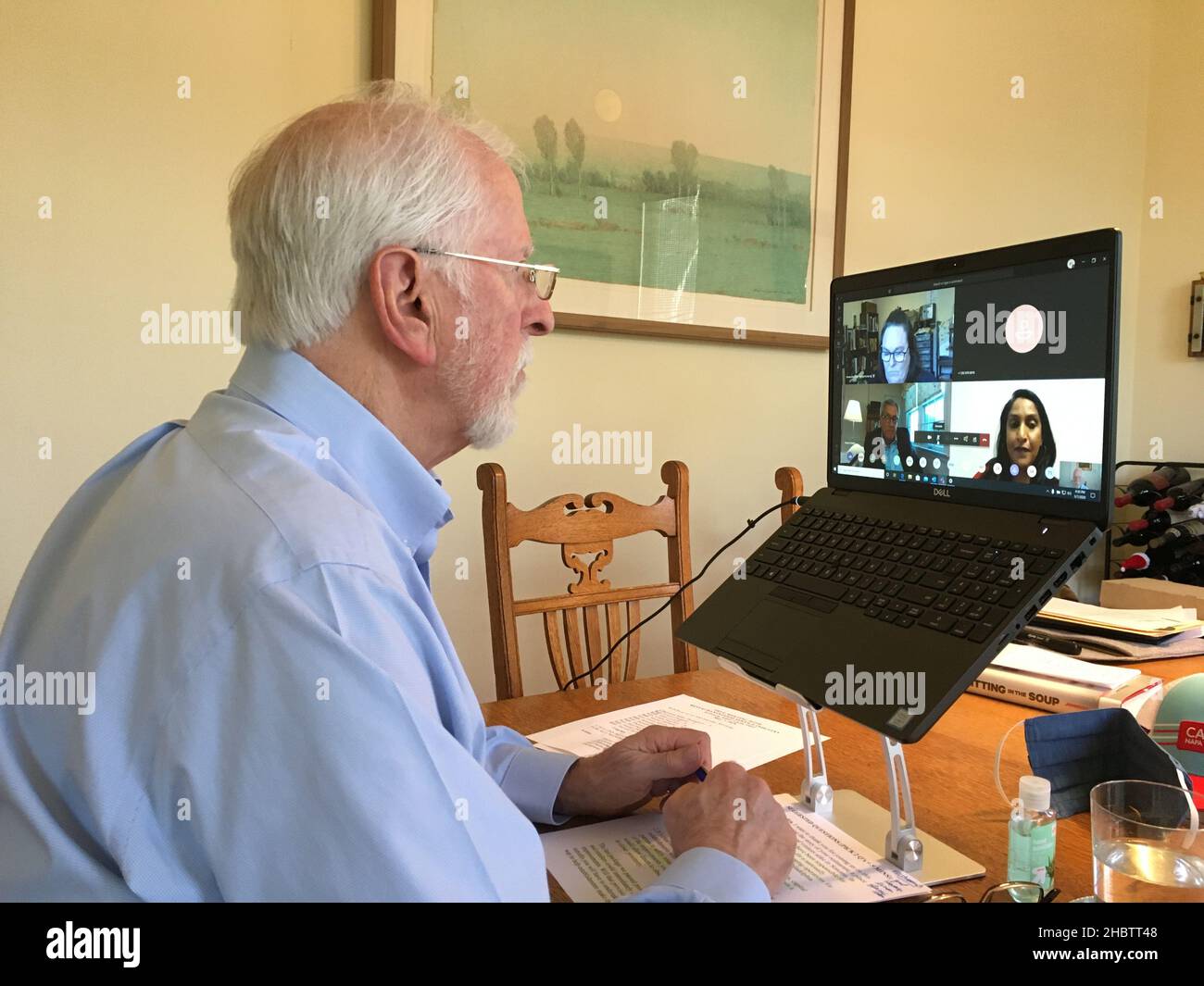Congressman Working During Pandemic High Resolution Stock Photography ...
