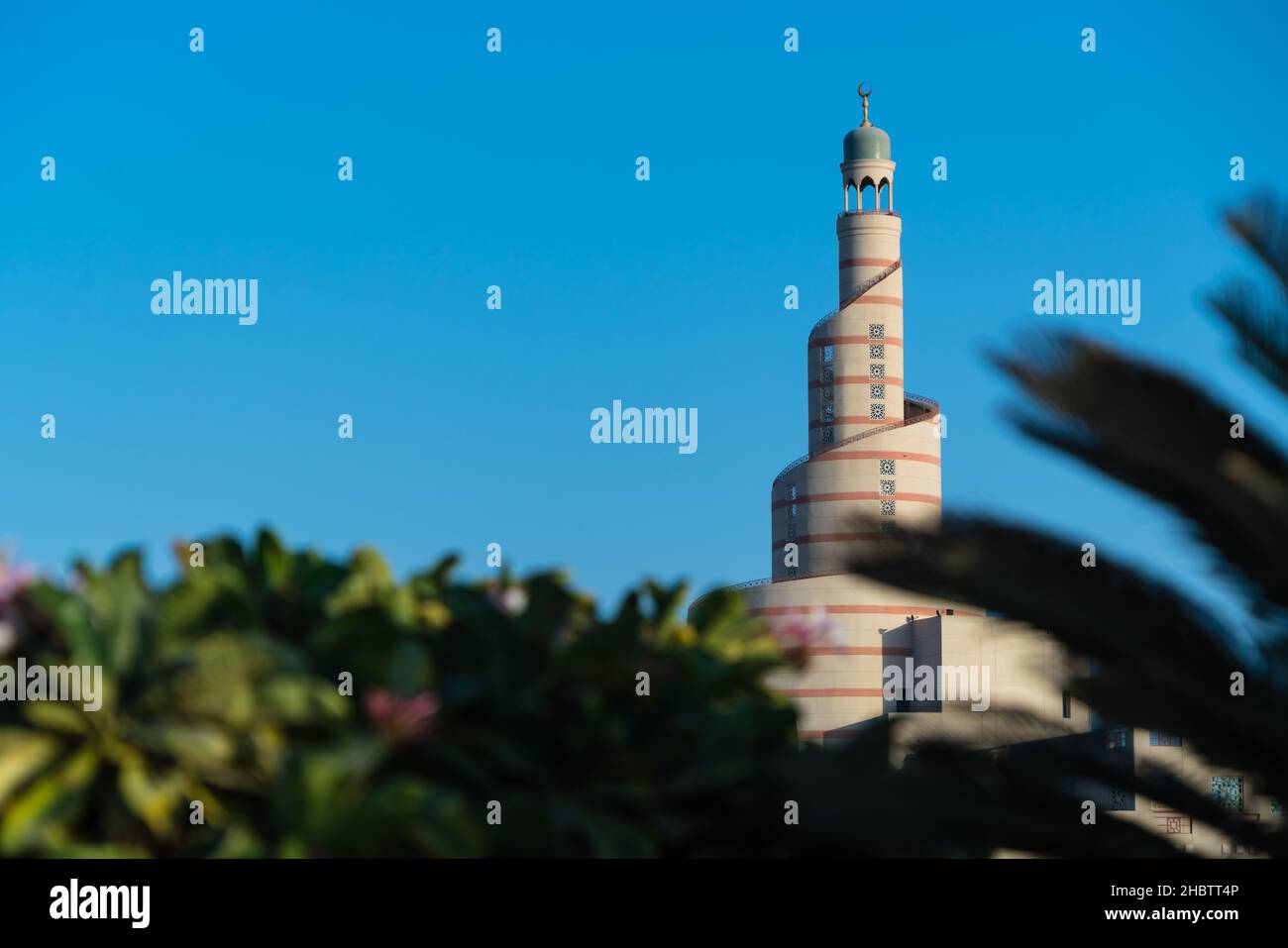 Al-Fanar Islamic Cultural Center, architectural landmarks in Doha Stock ...