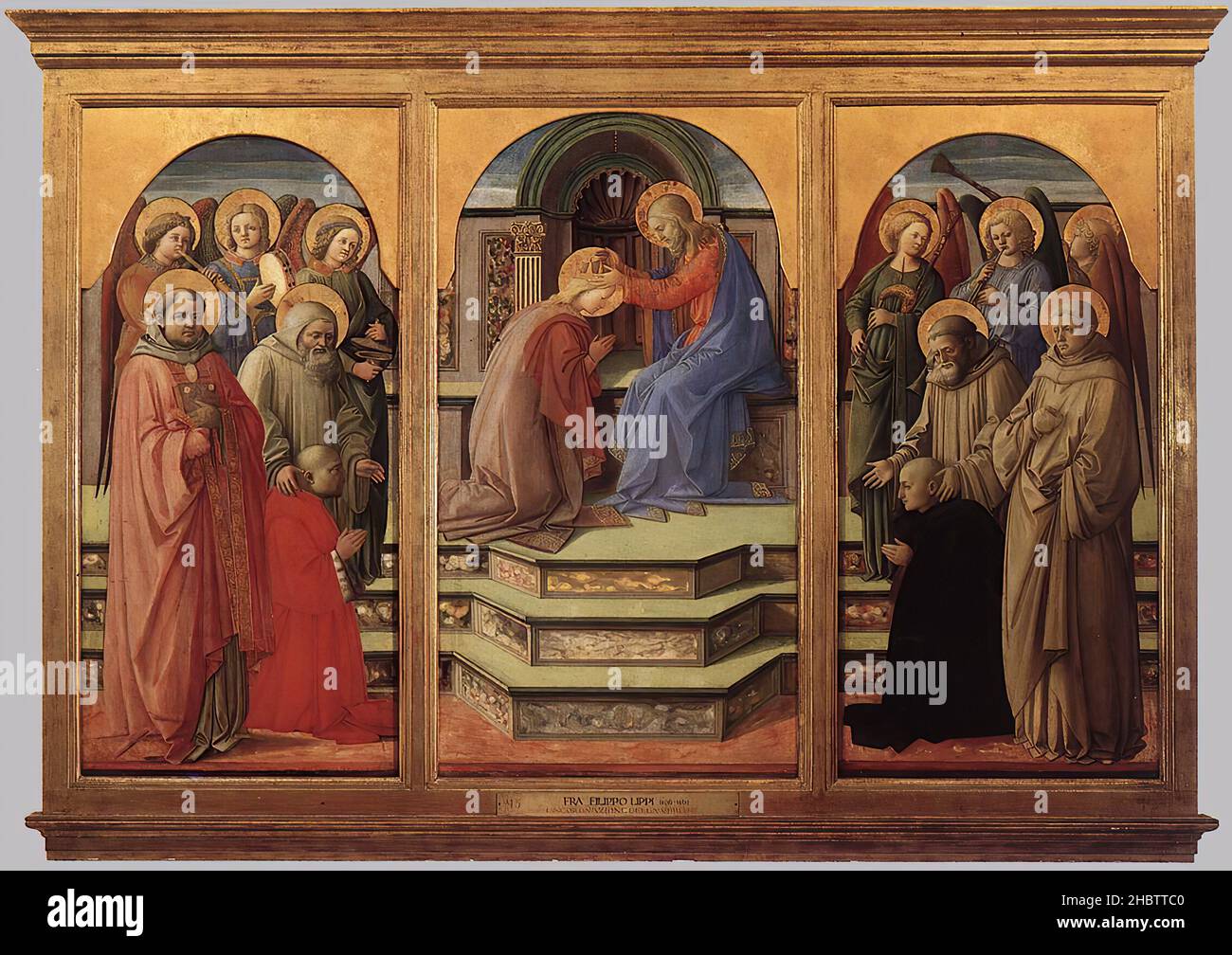 Filippo lippi incoronazione hi-res stock photography and images - Alamy