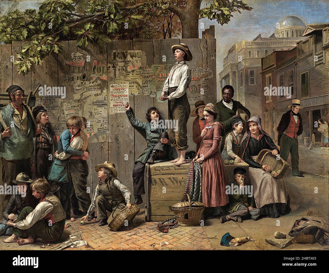 Le Clear Thomas - Private Collection - Young America - 1863c. - Oil on ...