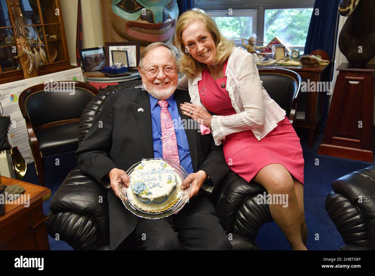 Congressman Don Young and his wife Anne ca. 9 June 2017 Stock Photo - Alamy