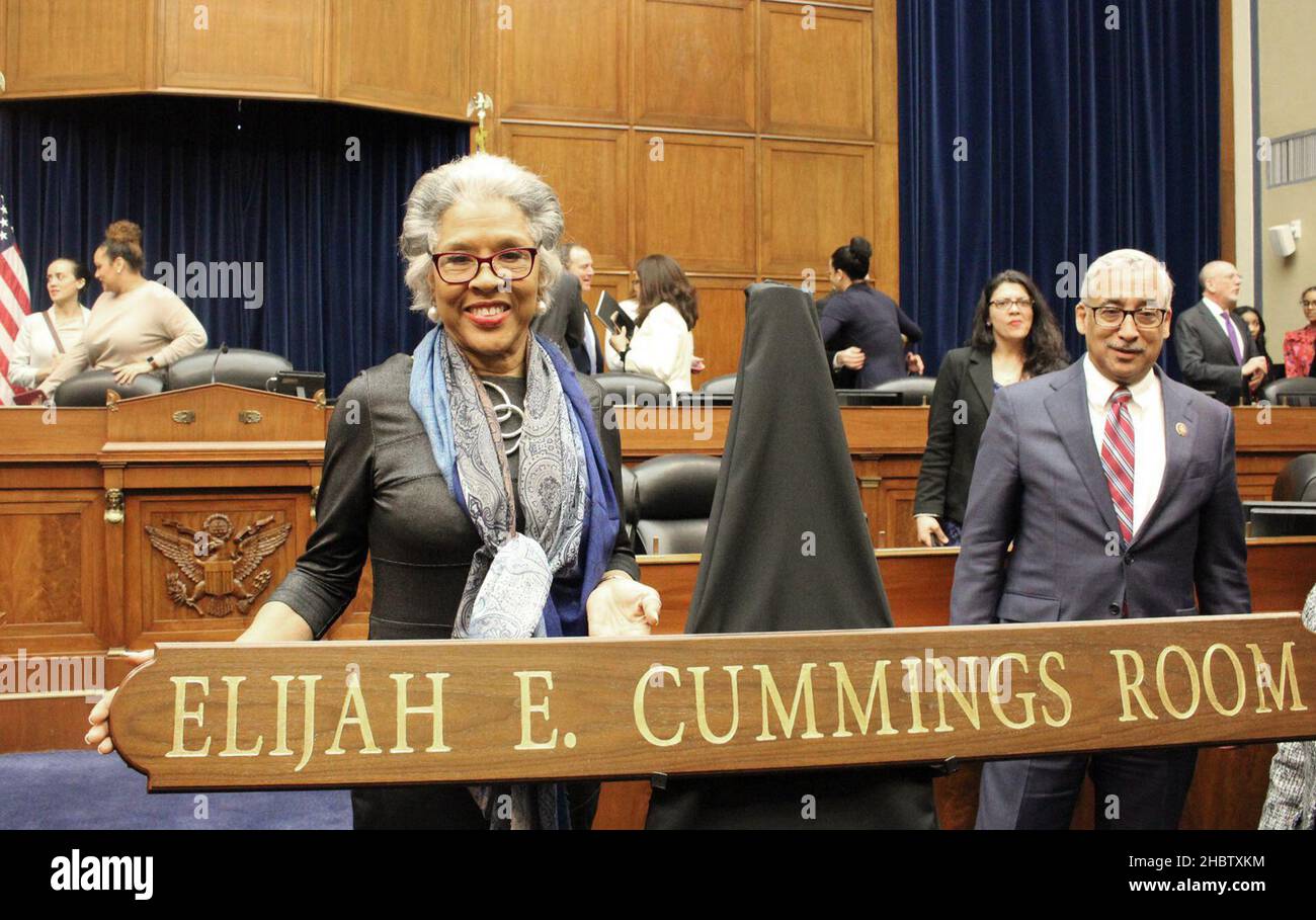 Elijah cummings room dedication hi-res stock photography and images - Alamy
