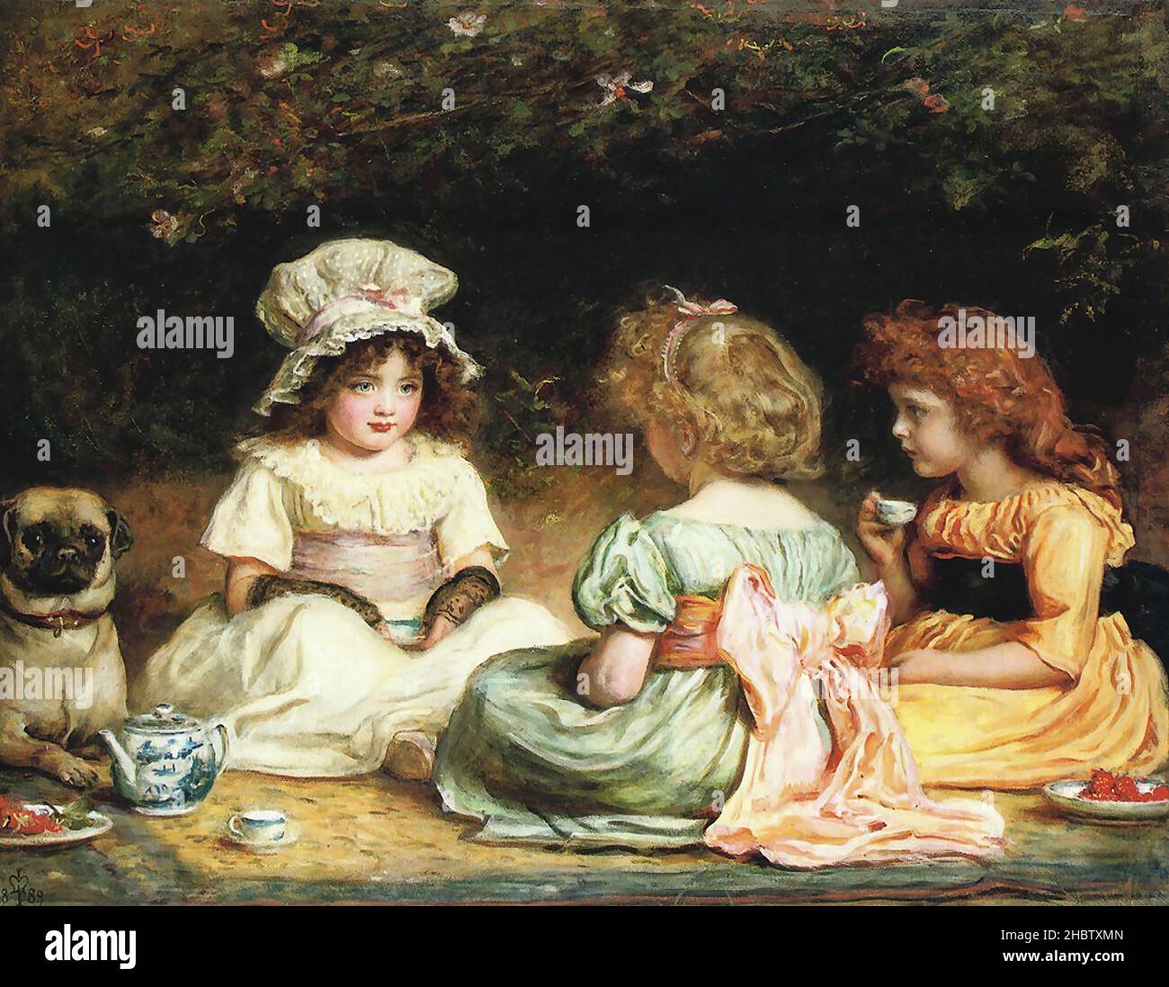 Oil on canvas tea hi-res stock photography and images - Alamy