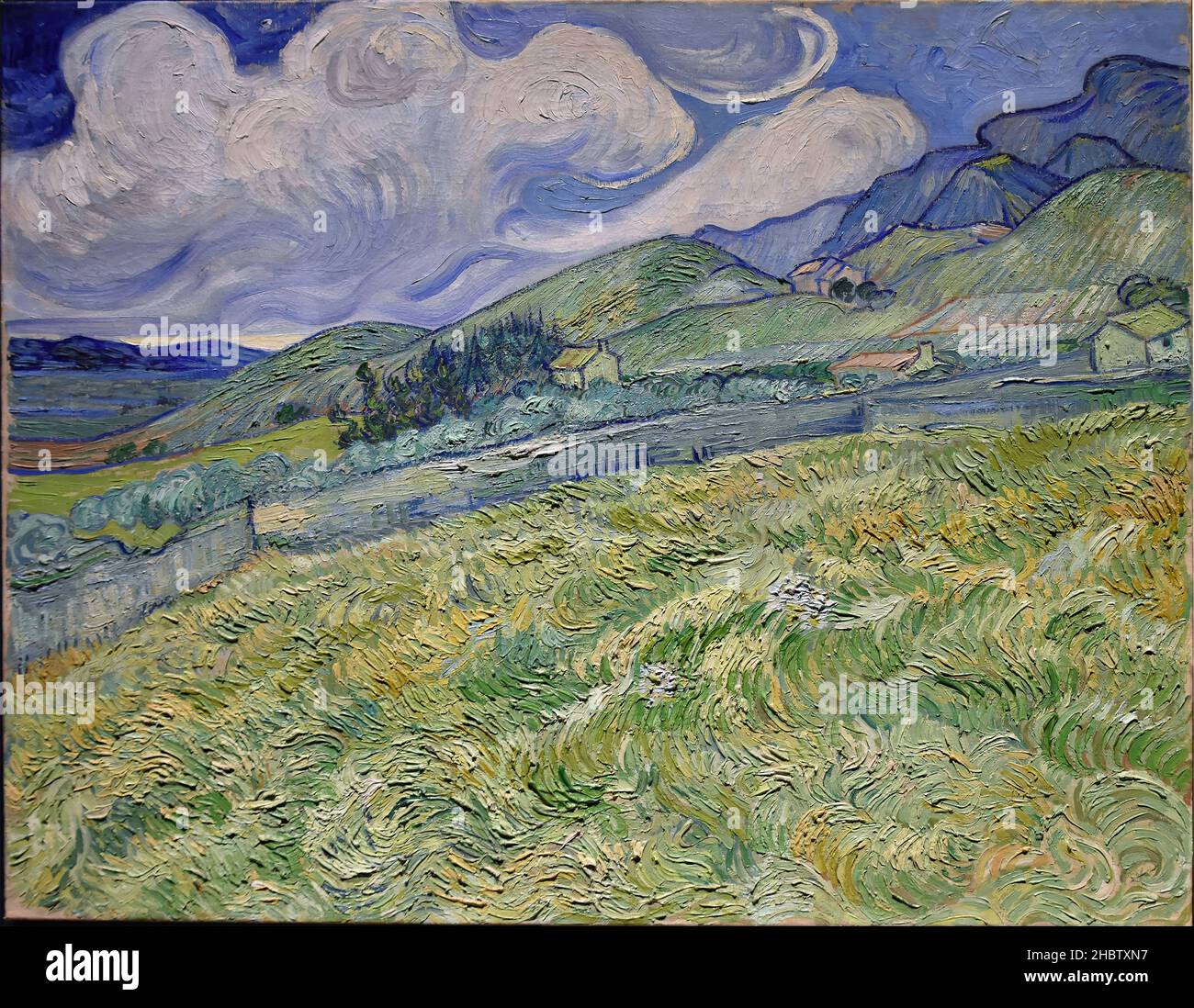 Landscape from Saint-Rémy - 1889 - Oil on canvas 88,5 x 70,5 cm ...