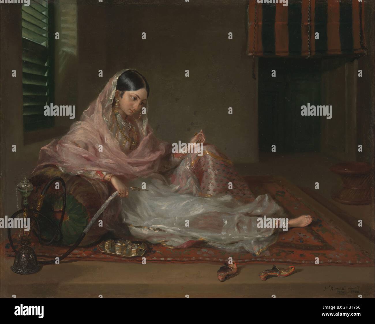 Francesco Renaldi - Muslim Lady Reclining Stock Photo - Alamy